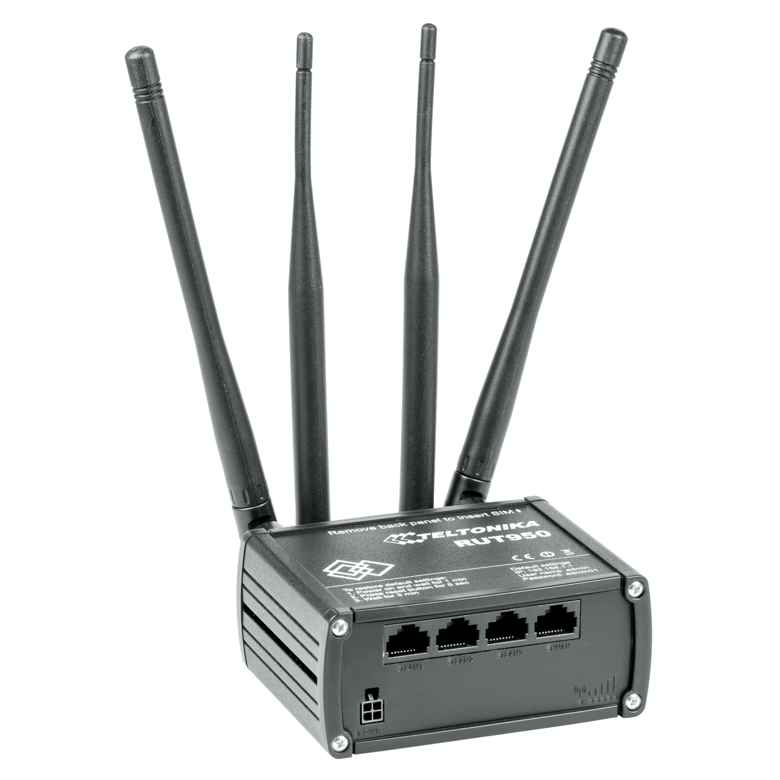 Teltonika RUT950 LTE 3G/4G-router, dubbla sim | Övervakningsbutiken.se