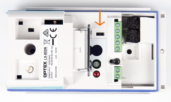 Optex LX-402/802N - konfigurera känslighet | Övervakningsbutiken.se