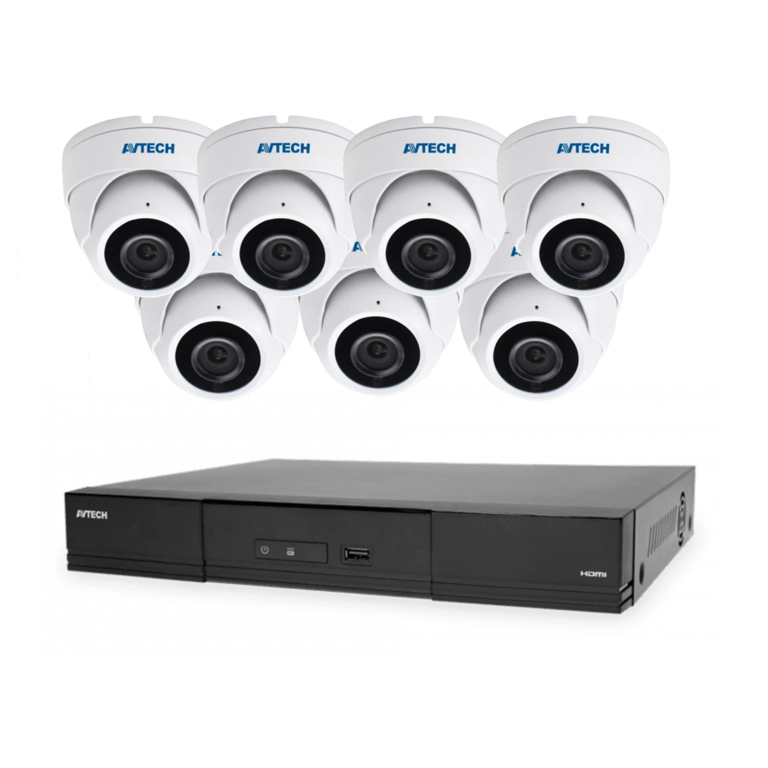 Wired 7 - dome PRO surveillance system 2K+ | Övervakningsbutiken.se